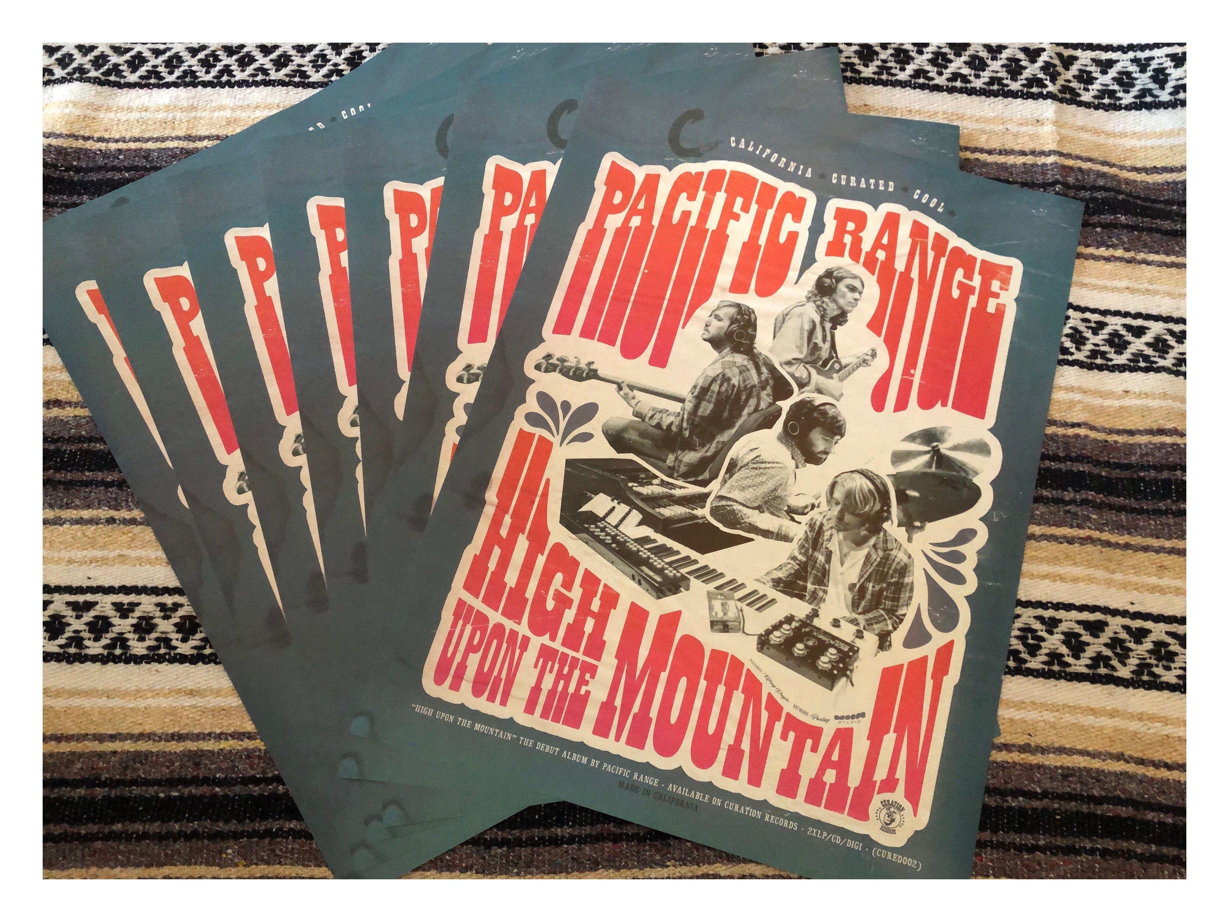 Pacific Range Coated Stock Poster - Curation Records